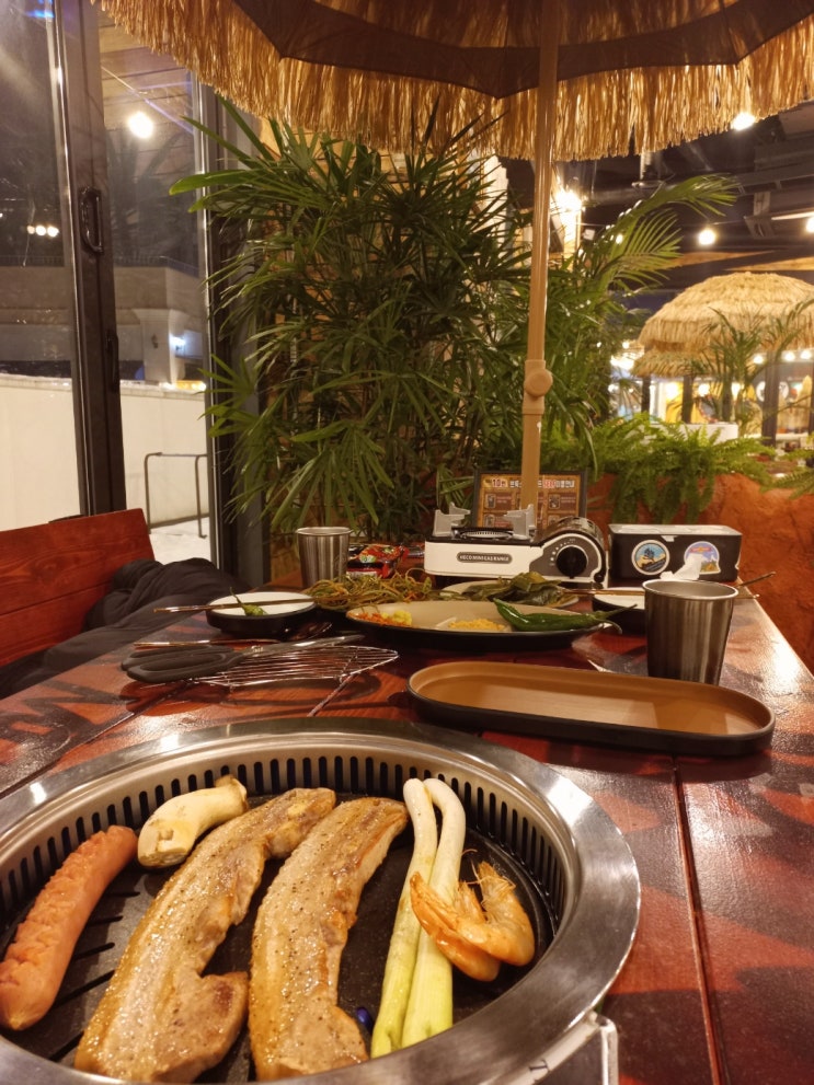 평택 고기맛집 캠핑바베큐 즐기기 브룩스미트캠프 평택점 네이버 블로그
