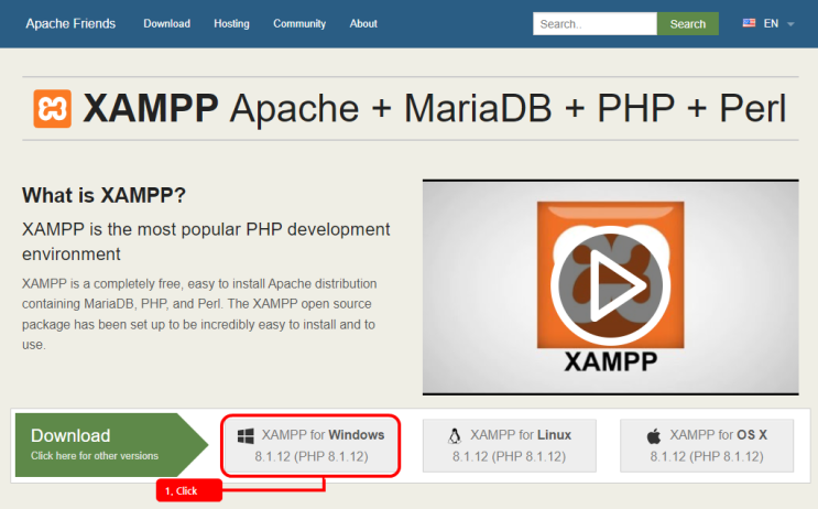 왕초보 PHP: XAMPP 설치 : 네이버 블로그