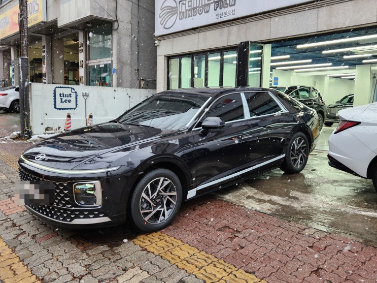안산 썬팅 전문 신차 썬팅 꼼꼼하고 친절한 썬팅샵 틴트리 그렌져 신차 썬팅블랙박스 내돈내산 네이버 블로그