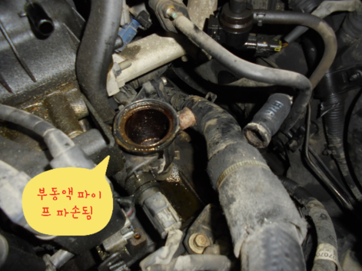 [정보] 겨울철 자동차 냉각수호스 터짐 : 네이버 블로그