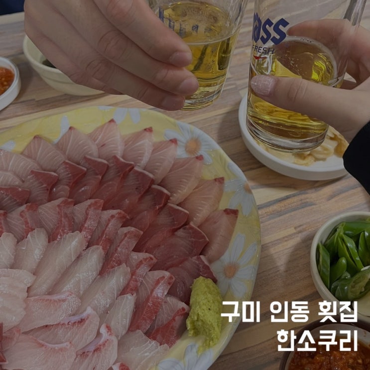 구미 인동 횟집 구미 인동 맛집 가성비 좋은 횟집 한소쿠리 회 수산시장 네이버 블로그