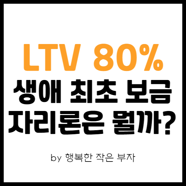 내 집 마련 이야기 3번째 - 디딤돌이 안 되면, LTV 80% 생애 최초 보금자리론은? : 네이버 블로그