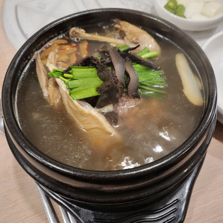 서울강남 강남구청역 삼계탕 기와집 능이백숙 삼계탕 해천탕 논현 백숙 몸보신 네이버 블로그