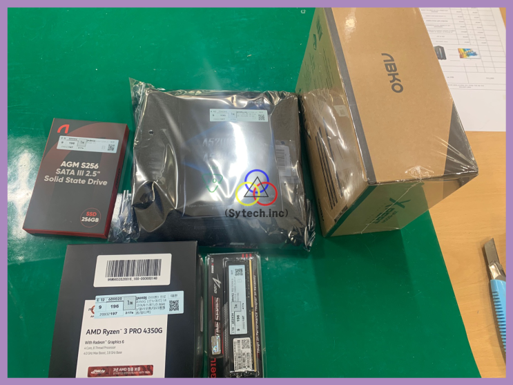 라이젠 4350g CPU를 사용한 사무용 PC조립 대구사무용컴퓨터 대구컴퓨터수리,대구컴퓨터조립,대구삼영테크 : 네이버 블로그