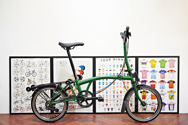 2023년 브롬톤자전거 C라인 레이싱그린 입고 부산 매장 워크아웃 : 네이버 블로그