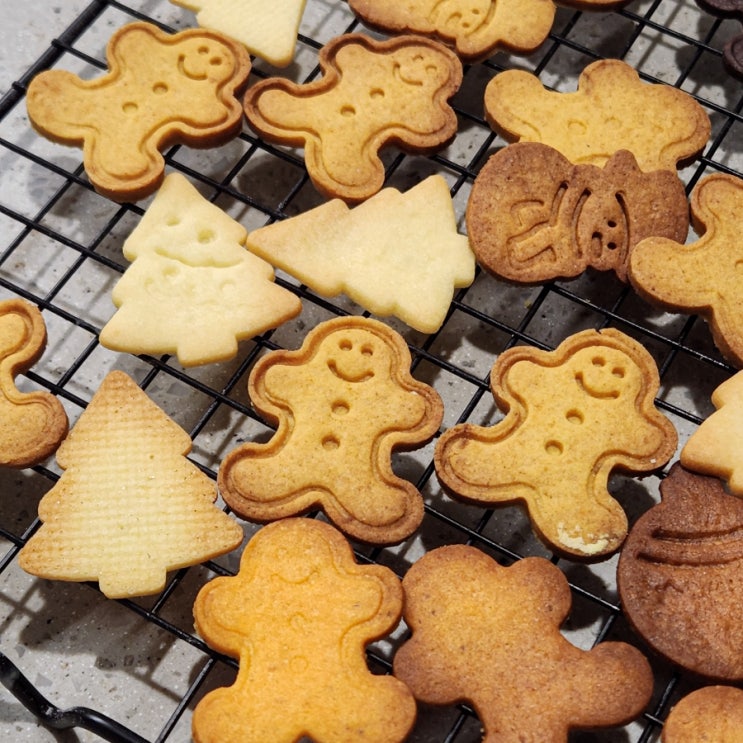 크리스마스 쿠키 만들기, 버터쿠키 만들기, 버터쿠키 레시피, 초코쿠키, 단호박 쿠키, 황치즈쿠키, 버터쿠키 만들기, 홈베이킹 ...