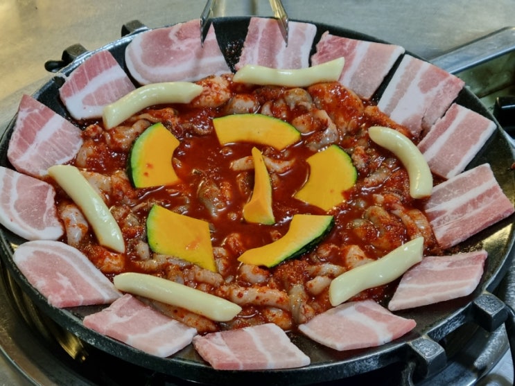 상봉역 맛집 쭈꾸미 볶음 독도쭈꾸미 쭈삼겹 순한맛으로 내돈내먹 네이버 블로그