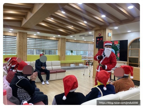 대구 수성구 주간보호 방문요양 진명다움 수성센터 크리스마스 행사 네이버 블로그