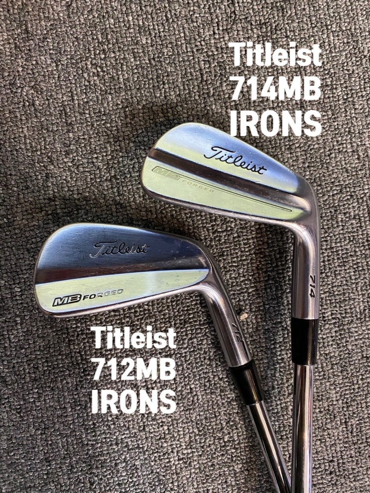 부산중고골프채 타이틀리스트 머슬백 아이언 멋져요!(712MB, 714MB) : 네이버 블로그