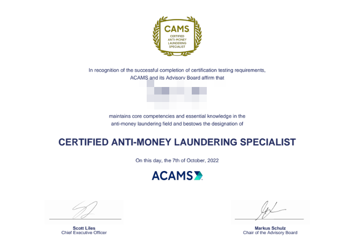 직장인의 CAMS/ACAMS 취득기(1)(특징:고됨) : 네이버 블로그