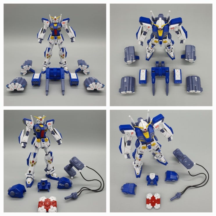 건담 프라모델 / MG 건담 F90 미션팩 B-Type & K-Type 조립, 완성 리뷰! / 프리미엄 반다이 : 네이버 블로그