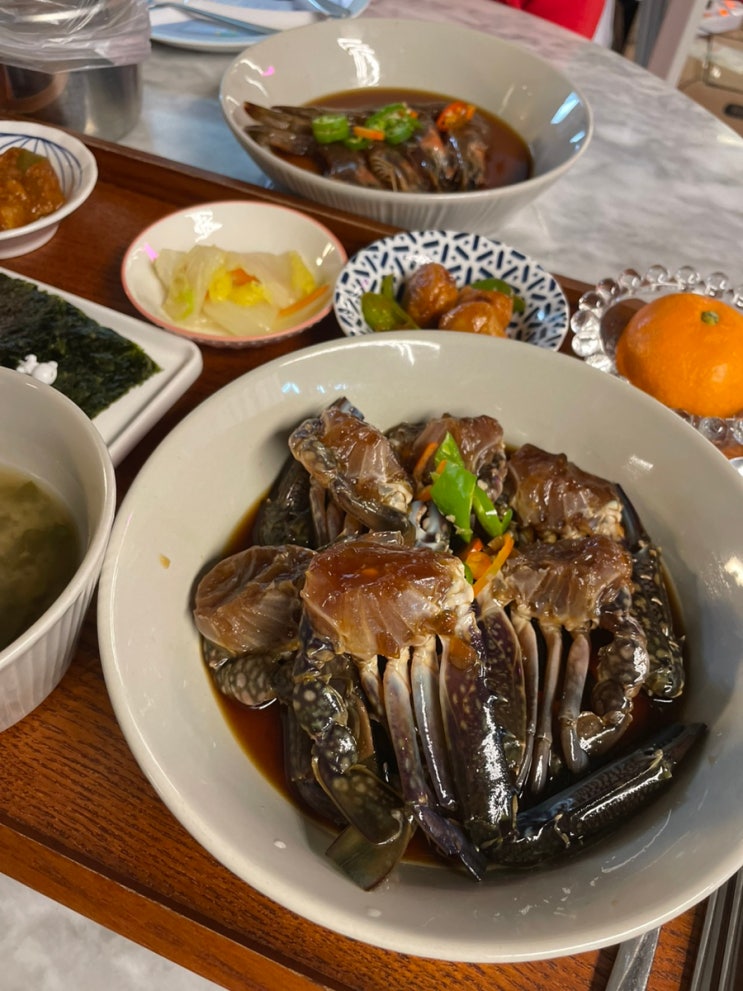 여수 길언니 밥도둑을 만나다 간장게장 And 새우장 혼밥 맛집 네이버 블로그