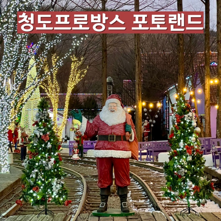 대구경북 크리스마스 데이트 청도프로방스 빛 축제 포인트 네이버 블로그