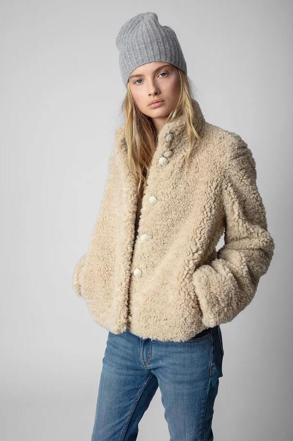 (품절)[쟈딕앤볼테르] Fino Soft Curly Coat 대박 핫딜♥-한정 수량☆ : 네이버 블로그