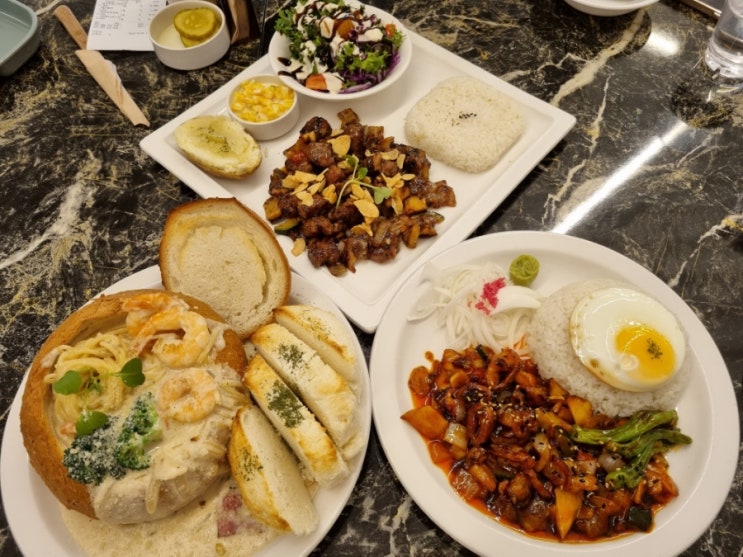 포항 영일대 레스토랑 맛집 한끼맛있다 영일대점에서 주말 가족 외식 대만족 네이버 블로그