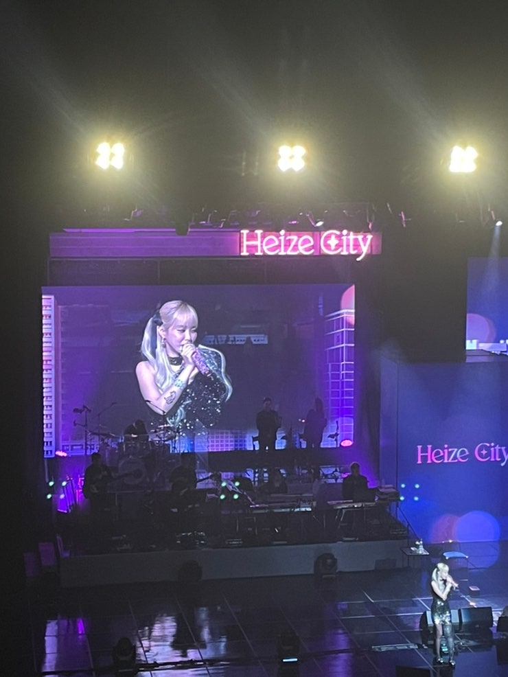 2022 부산 헤이즈 콘서트 heize city 후기 (부산시민회관 대극장 2층 시야,게스트) : 네이버 블로그
