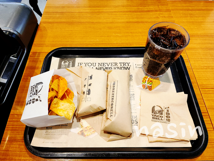 고터맛집 타코벨 서울고속버스터미널점 고속버스 포장 맛집 네이버 블로그