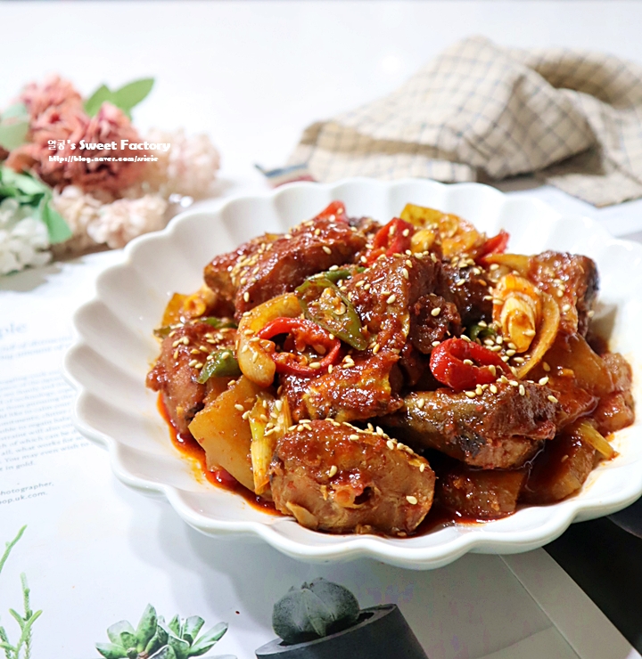 코다리조림 양념 명태조림 코다리찜 만드는 법 : 네이버 블로그