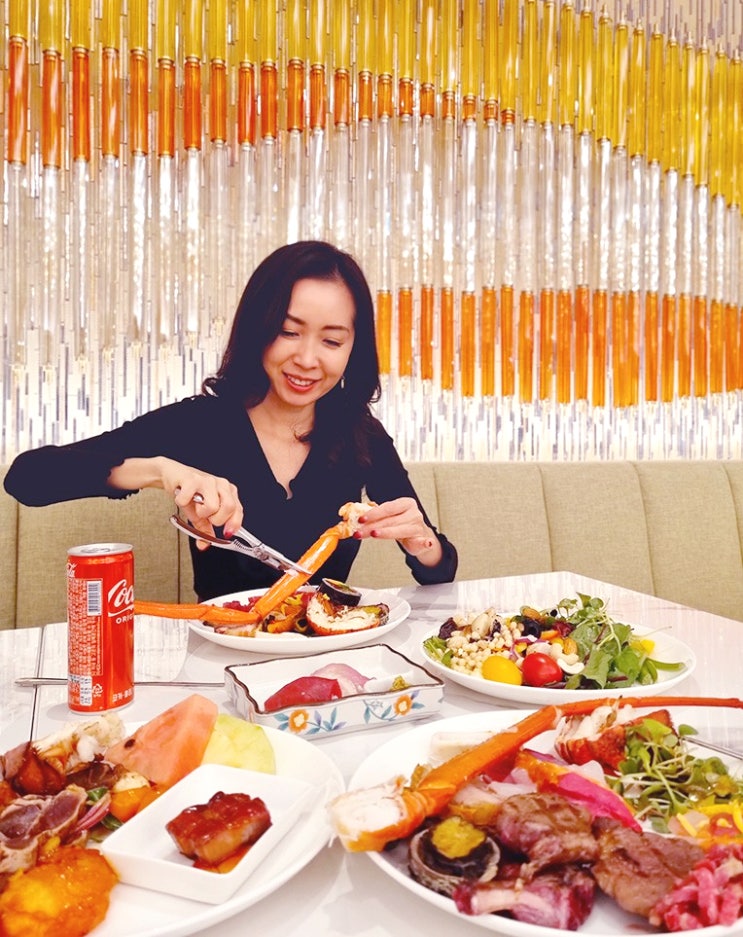 제주 먹거리 여기 다 있네 그랜드 하얏트 제주 호텔 뷔페 그랜드키친제주 공항 근처 맛집 네이버 블로그