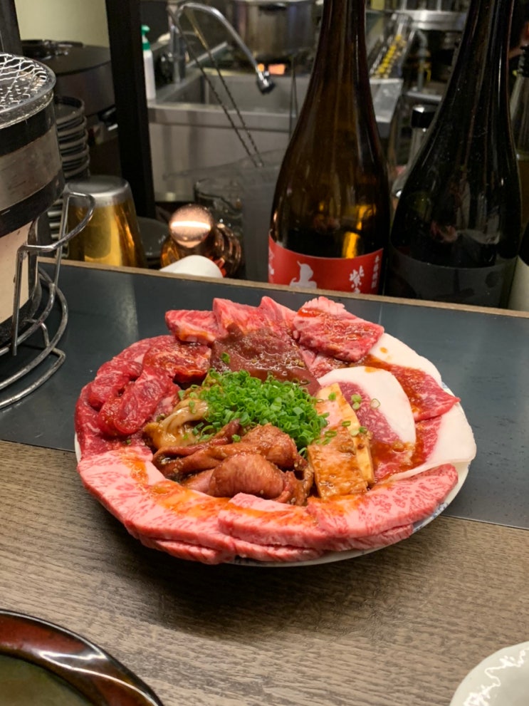 광안리 이자카야 규다이 한우 투쁠 야끼니꾸 니쿠모리 한판 🥩 네이버 블로그