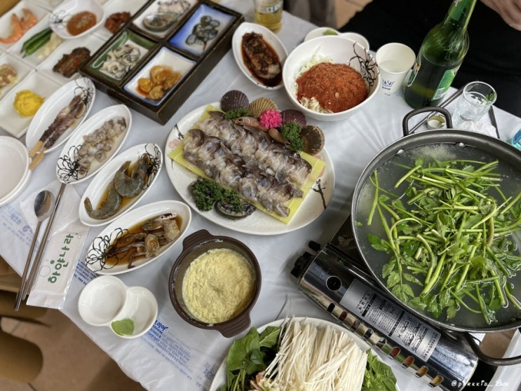 여수 새조개 샤브샤브 진남횟집 신선한 해산물 맛집 W 싯가 네이버 블로그