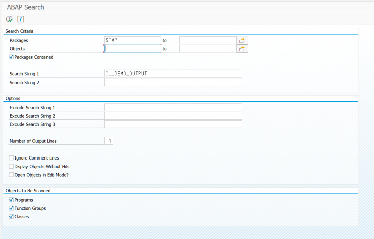 [SAP ABAP] ABAP 소스 검색 (CODE_SCANNER) : 네이버 블로그