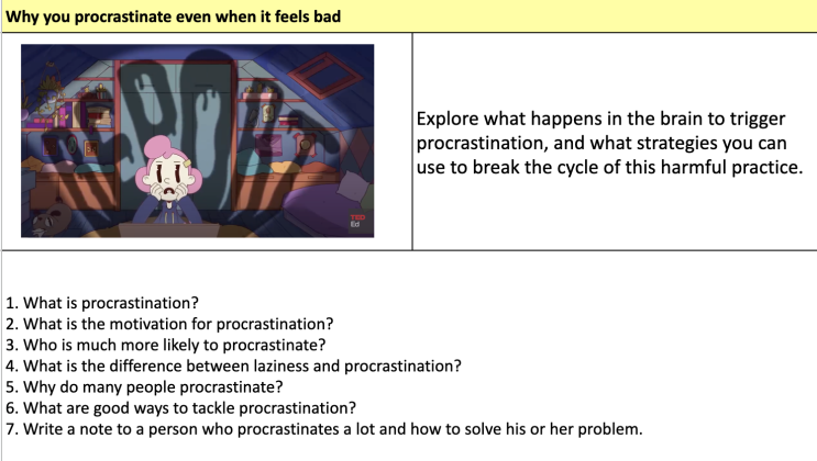 TED-ED ) Why you procrastinate even when it feels bad : 네이버 블로그