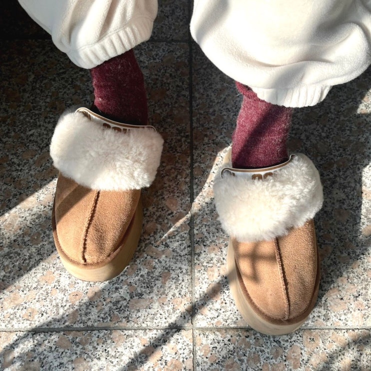 어그 Ugg 펀케트 통굽 밴딩 양털 슬리퍼 체스트넛 사이즈 Us 7240mm 면세점 구입 후기 ️ 네이버 블로그