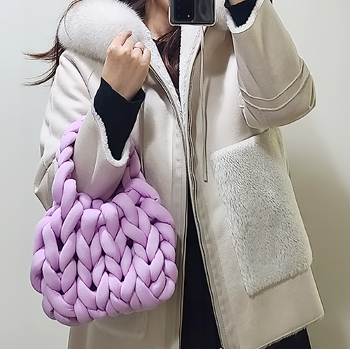 자이언트얀 가방 만들기 후기 말랑말랑 빅토리얀 실로 핸드니팅 네이버 블로그