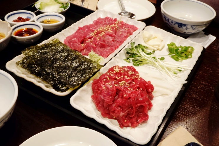 답십리역 맛집 소신선 육회와 육사시미 네이버 블로그