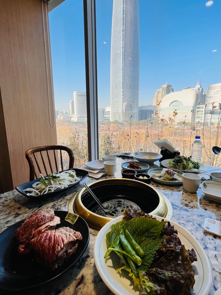 송파 고기집 광화문갈비 석촌호수점에서 행복한 점심 꿀맛 소갈비와 평냉 네이버 블로그