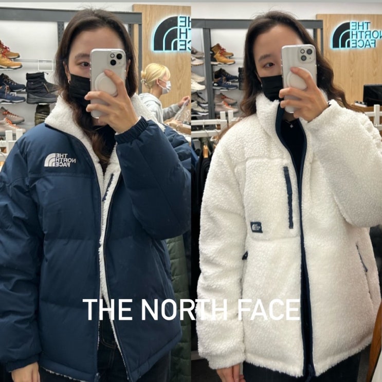 겨울 여성 아우터 구스 숏패딩 노스페이스 리버시블 비 베러 다운 재킷 사이즈 팁 네이버 블로그