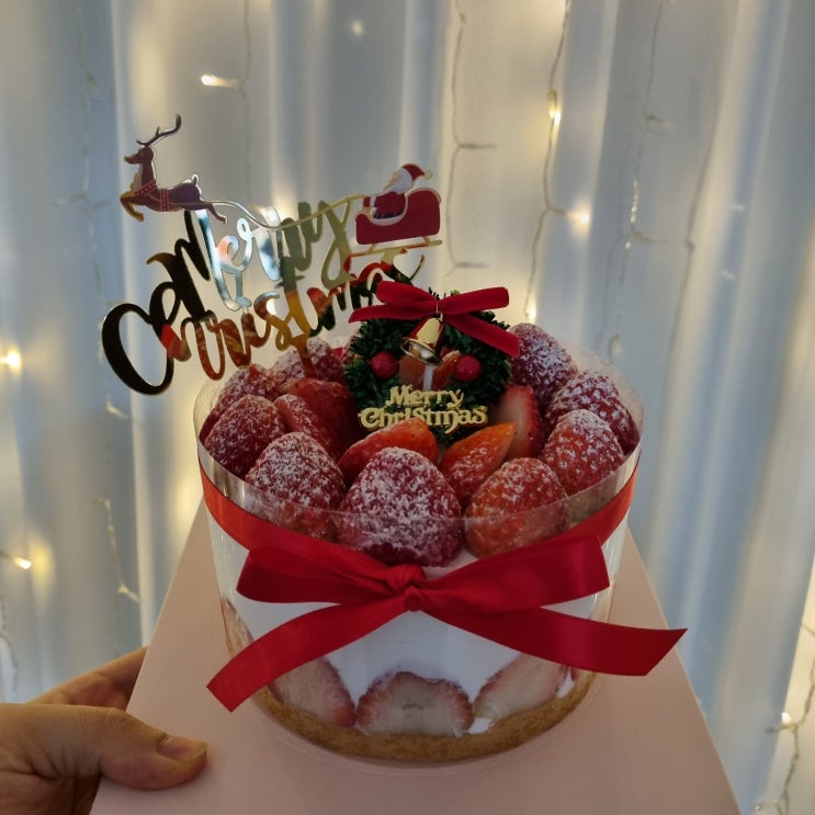 부천시청역 연말 케이크 맛집 스윗스노우 예약 방법 네이버 블로그