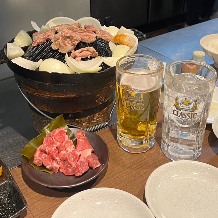 삿포로 여행 1일차 라젠트 스테이 코레가 징기스칸 돈키호테 산토리 웨이팅 없는 징기스칸 맛집 추천 네이버 블로그