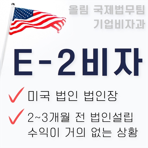 신규 설립한 미국 지사 법인장에게 L비자가 아닌 E2비자를 권장한 이유는 E2비자 승인사례 네이버 블로그