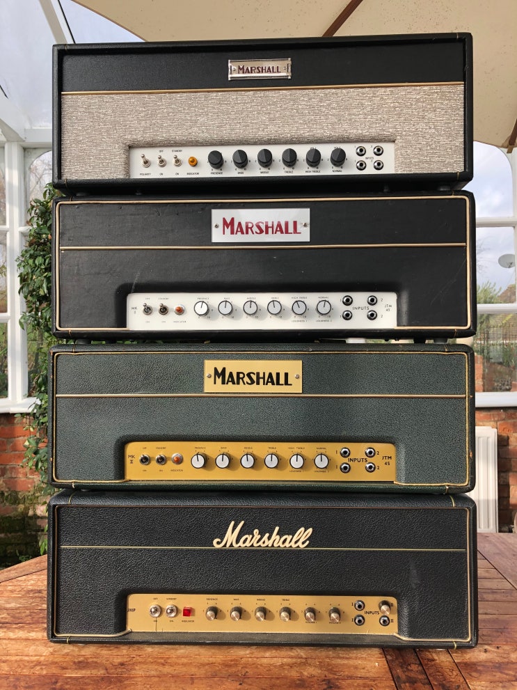 Marshall JTM45 KT66 Clone(마샬 플렉시 클론) 메인터넌스 (트레블 톤 커패시터, 포텐셔미터 교체, 기본점검 ...