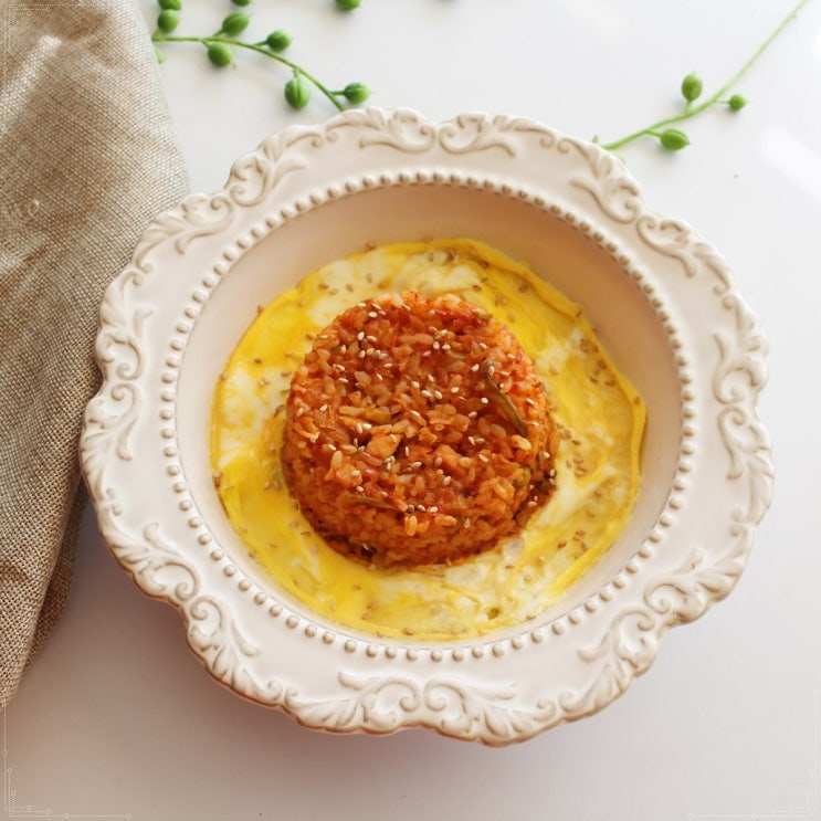 백종원 깍두기 볶음밥 레시피 닭가슴살 볶음밥 찬밥 깍두기 요리 : 네이버 블로그