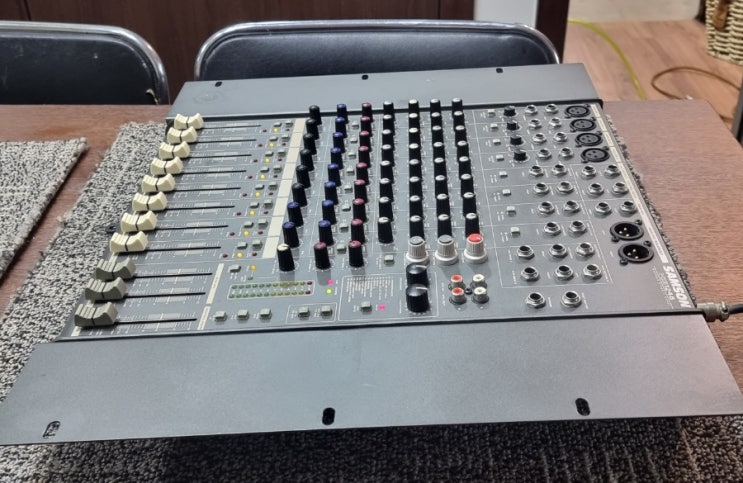 믹서중고 SAMSON MDR1248 12채널 이펙트내장 믹서 : 네이버 블로그