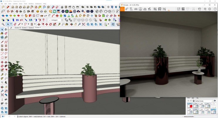 스케치업&엔 스케이프에서 Spot 조명 사용하기 [feat. IES] : 네이버 블로그