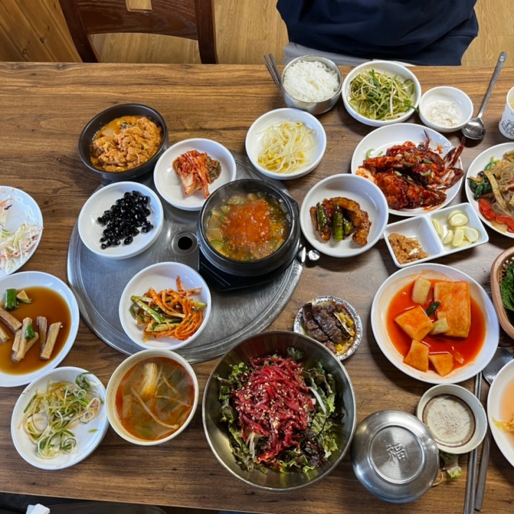 밀양 맛집 내돈내산 맛집 다원정 농장 직영 암소전문점 너무 맛있는 한우 불고기 전골 육회 비빔밥 밑반찬