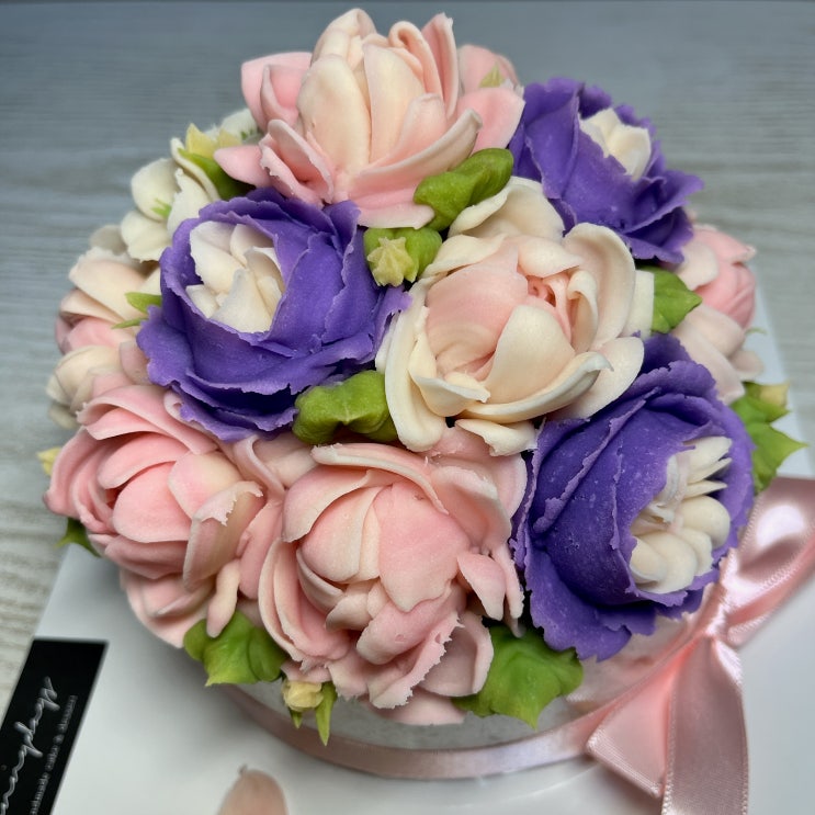 비주얼이 예쁜 수제 앙금플라워 떡케이크(feat.써니데이즈케이크) : 네이버 블로그