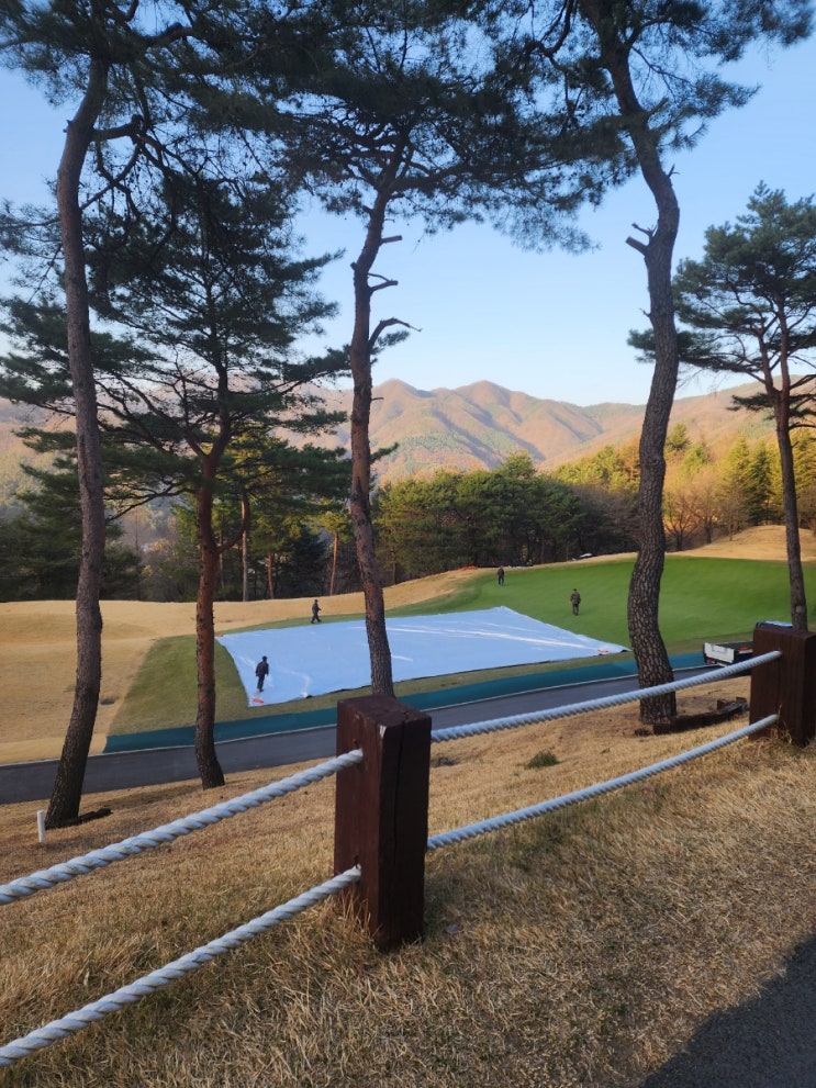 가평 골프 크리스탈밸리cc 가평 산골짜기 초봄 라운딩 네이버 블로그