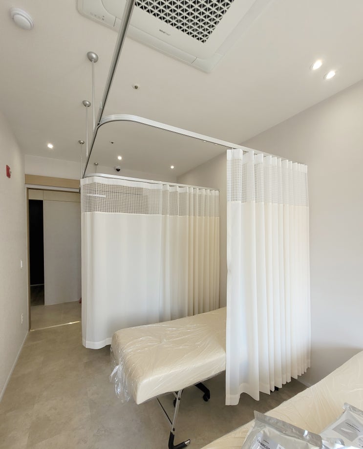 천안 청당동 청당라이프의원 피부관리실 병원커튼 인테리어 베드공간분리 완성 : 네이버 블로그