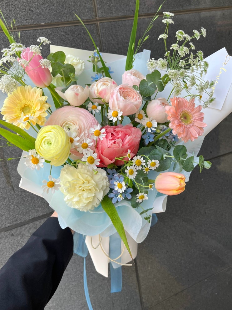 천안 꽃집 두정동 꽃집 제이플라워 코랄작약 천안꽃다발 두정동꽃다발 봄꽃다발 : 네이버 블로그