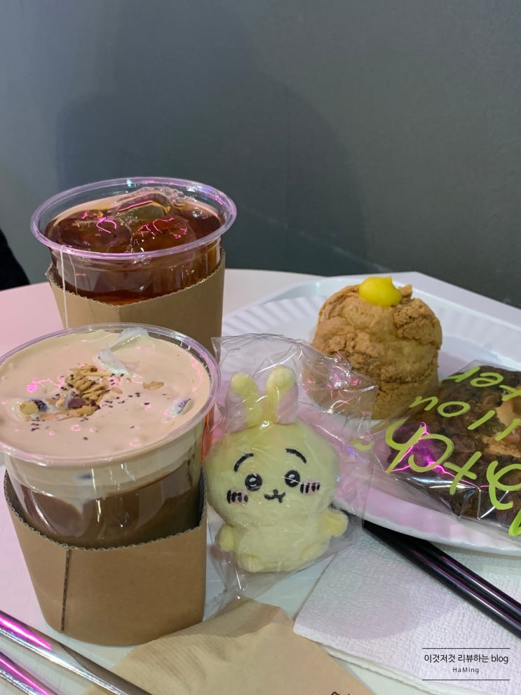 용산 아이파크몰 카페 유니콘플랜드베이크 디저트맛집 아이파크몰 치이카와 카드인형뽑기 네이버 블로그