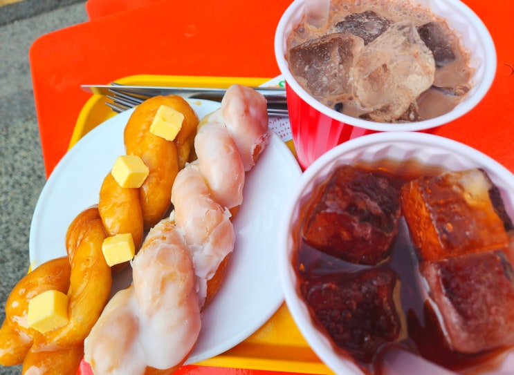 송파 송리단길 디저트 카페 봉땅 본점 귀엽고 맛있는 꽈배기 맛집 내돈내산후기 포장 가능 네이버 블로그