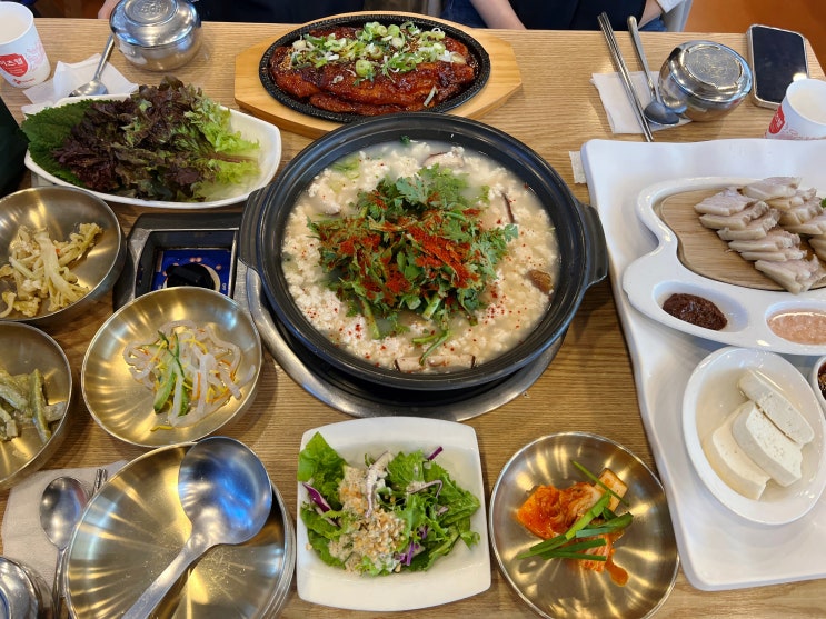 강릉경포호맛집순두부밥상 강릉 경포호 근처 두부삼합 순두부전골 코다리탕수를 한번에 맛볼 수 있는 가성비 맛집 정은숙초당
