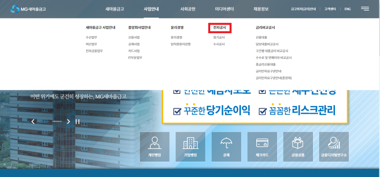 Mg새마을금고 부도 위험 지점별 안전성 확인하는법 예금자보호제도 살펴보기 네이버 블로그