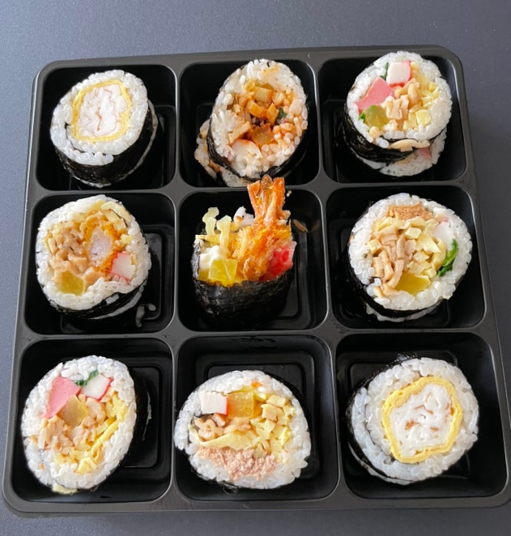 무려 6가지의 김밥을 8000원에 즐길 수 있는 놀라운 가성비의 남악 맛집 다채 김밥 네이버 블로그