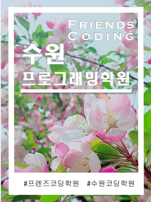 수원프로그래밍학원 프로그래밍을 배워야 하는 이유 수원코딩학원 프렌즈코딩학원 정자동 천천동 율전동 구운동 고색동